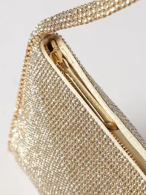 Benedetta Bruzziches Embellished Mesh Handheld Bag - Blush Pink