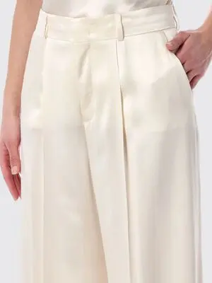 Alberta Ferretti Wide Leg Trousers - Ivory