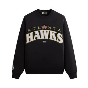 Kith For Nba All-star Atlanta Hawks Nelson Crewneck - Black