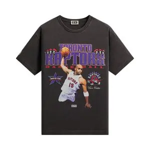 Kith For Nba All-star Toronto Raptors Vince Carter Vintage Tee - Black