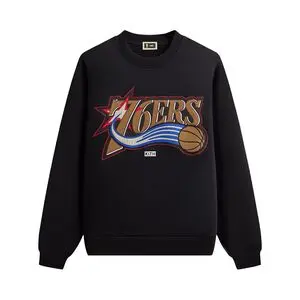 Kith For Nba All-star Philadelphia 76ers Nelson Crewneck - Black