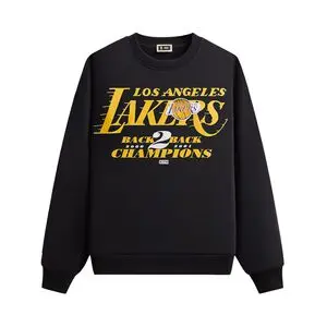 Kith For Nba All-star Los Angeles Lakers Nelson Crewneck - Black
