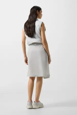 Bogner Tela Wrap Skirt - Light Gray