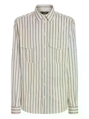 Dolce & Gabbana Striped Pocket Shirt