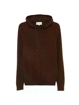 Eric Bompard Hooded Cashmere Hoodie - Brown