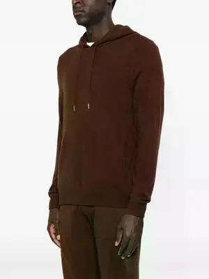 Eric Bompard Hooded Cashmere Hoodie - Brown