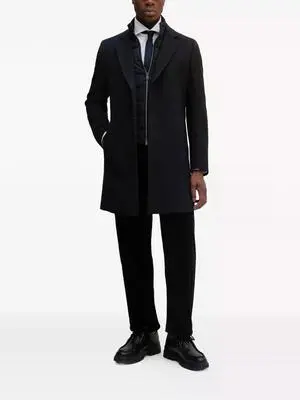 BOSS Button-up Coat - Blue
