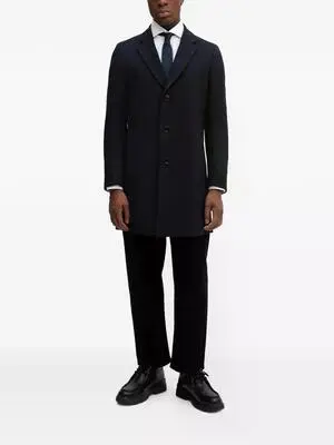 BOSS Button-up Coat - Blue