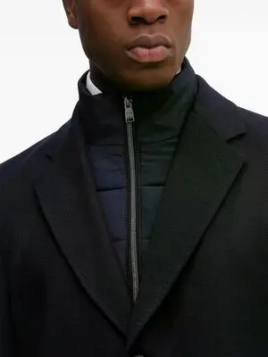 BOSS Button-up Coat - Blue