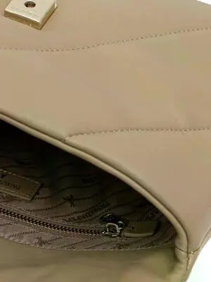 Patrizia Pepe Padded Flap Bag With Top Handle