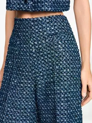 Sandro Sequin Wide-leg Trousers