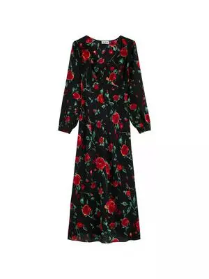 Rixo Mavis Floral Midi Dress