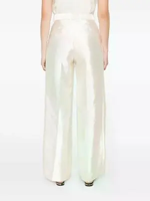 Sandro Satin Straight Leg Trousers