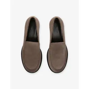 Khaite Miles Suede Loafers