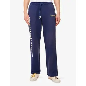 NAHMIAS Life Guard Wide-leg Cotton Jogging Bottoms