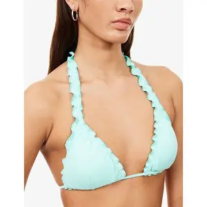Heidi Klein Rhodes Reversible Triangle Bikini Top