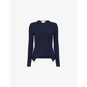 Stella McCartney Textured Cotton Knit Top - Ink