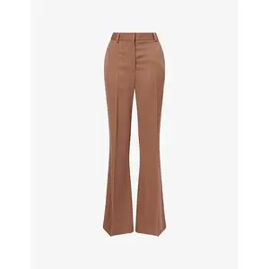 Stella McCartney Mid-rise Bootcut Wool Trousers