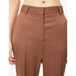 Stella McCartney Mid-rise Bootcut Wool Trousers