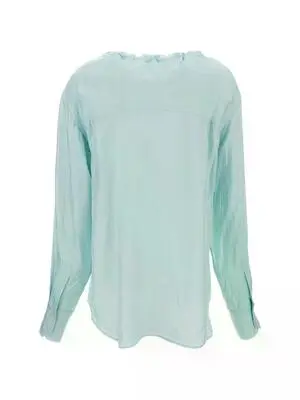 Plan C Ruffled-detail Blouse