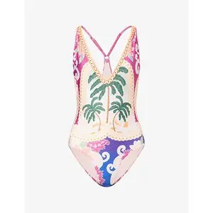 Agua Bendita V Neck Swimsuits