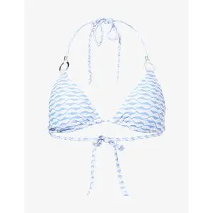 Heidi Klein Tinos Triangle Bikini Top - Prt