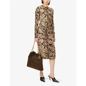 Stella McCartney Cloud Leopard-print Knitted Top