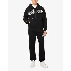 AVIREX Appliqué-script Cotton Jogging Bottoms