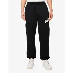 AVIREX Appliqué-script Cotton Jogging Bottoms