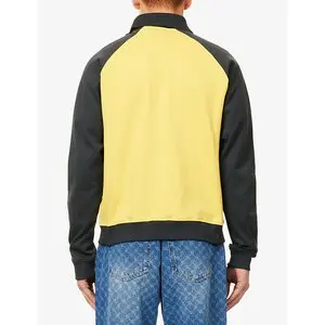 DAILY PAPER Colour-block Collared Jersey Track Jacket