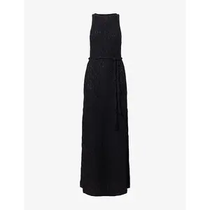 Devon Windsor Knitted Maxi Dress With Cut-out Detail