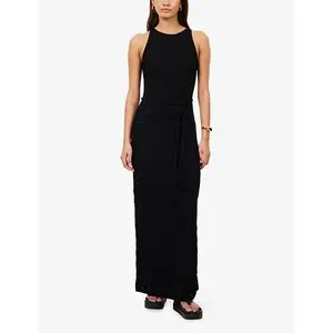 Devon Windsor Knitted Maxi Dress With Cut-out Detail