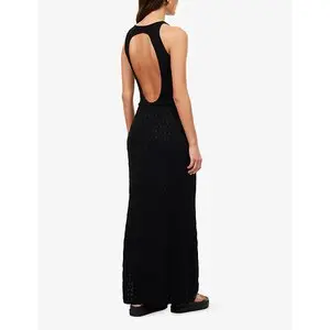 Devon Windsor Knitted Maxi Dress With Cut-out Detail