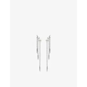 Yoko London 18ct White-gold, Freshwater Pearl And Diamond Earrings - 18kt White Gold