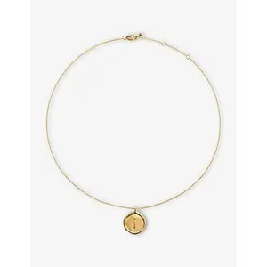 Monica Vinader Initial 'i' Vermeil Chain Necklace - Gold