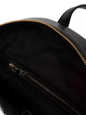 Moschino Quilted Logo-detail Backpack - Black