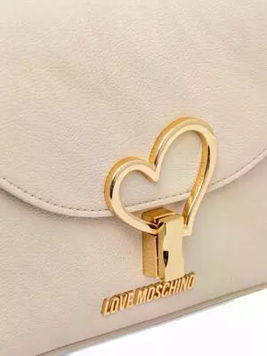 Moschino Logo-plaque Tote - Neutrals