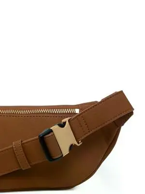 Moschino Logo-detail Buckle Belt Bag - Brown