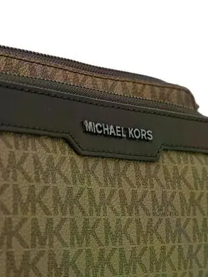 Michael Kors Hudson Signature Messenger Bag - Brown