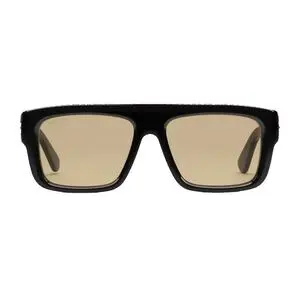 Gucci Rectangular Frame Sunglasses - Yellow/black (755274 J0741 1023)