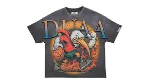 DUAA Bird Tee Shirt - Orange