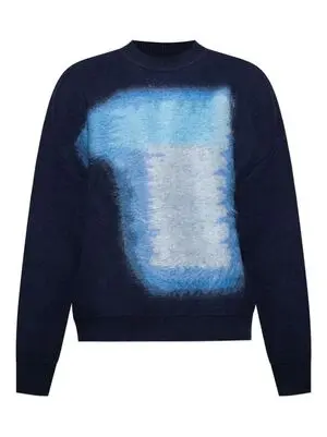 Givenchy Crewneck Sweatshirt Sweater - Navy Blue