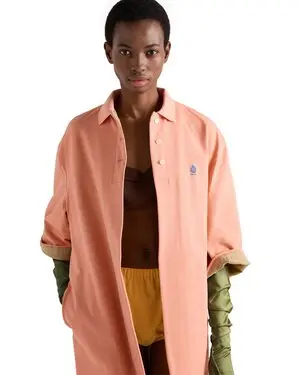 Prada Old Piqué Coat