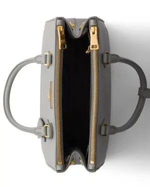 Prada Galleria Medium Saffiano Leather Bag - Grey