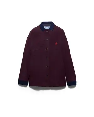 Prada Piqué Blouson Jacket - Red