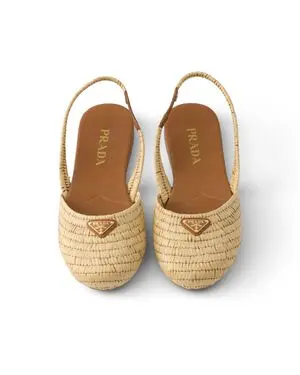 Prada Crochet Slingback Ballerinas
