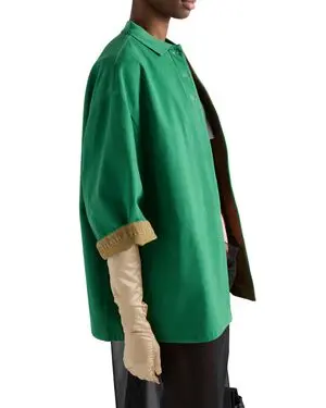 Prada Old Piqué Blouson Jacket