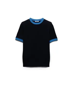 Prada Cashmere Crew-neck Sweater - Blue