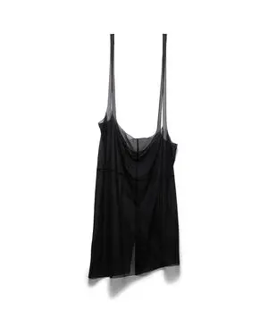 Prada Midi-skirt With Suspender Straps