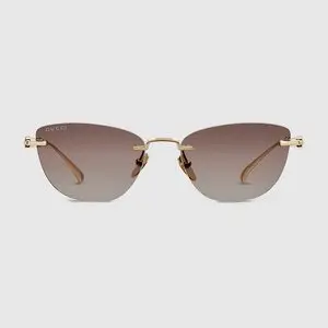 Gucci Cat-eye Sunglasses - Gold